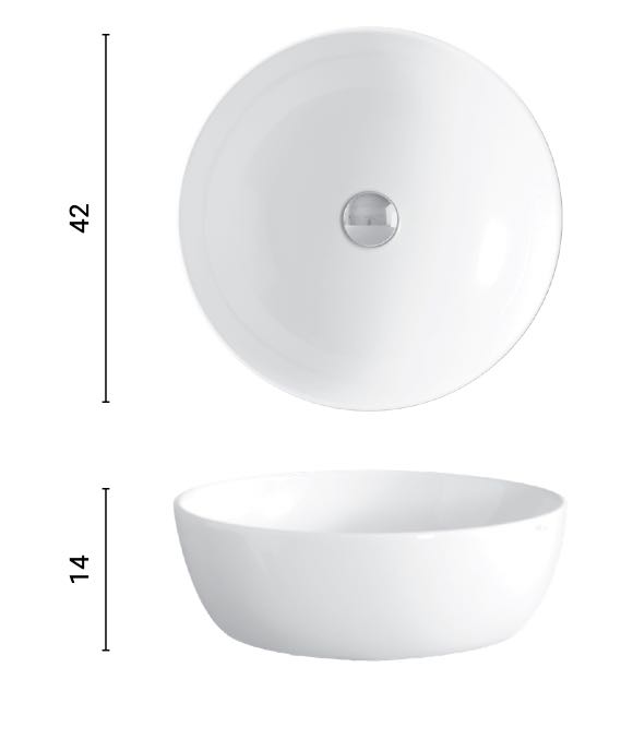 Nic Design, Ovvio Lavabo diam.42 cm | Bertani