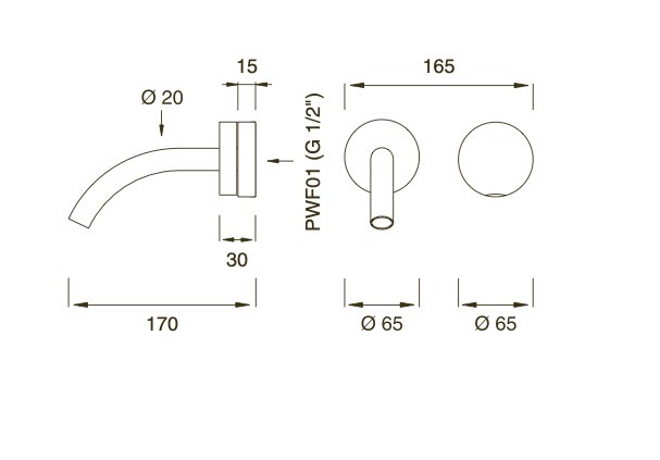 Cea, Giotto Miscelatore lavabo | Bertani
