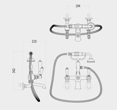 Devon&Devon, Dandy Gruppo vasca | Bertani