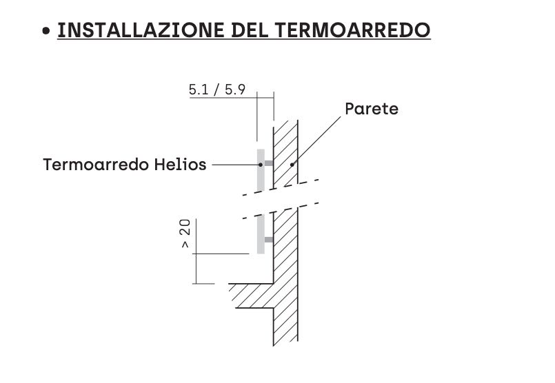 Disenia, Helios Scaldasalviette 120x40 cm | Bertani