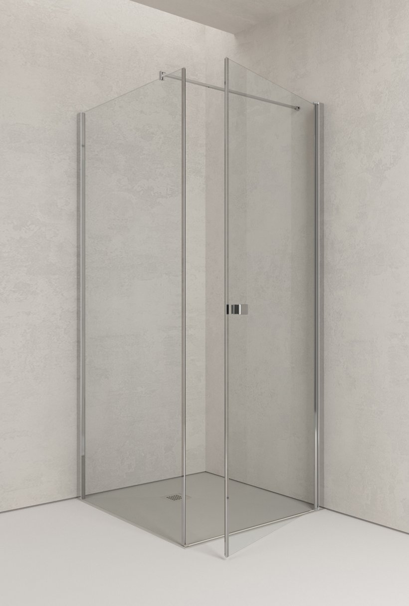 Box Docce 2B, Quattro Basic Box doccia 100x80 cm | Bertani