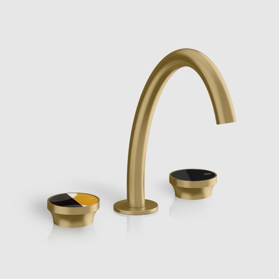 Gessi, Origin Miscelatore lavabo Brass + Accent | Bertani