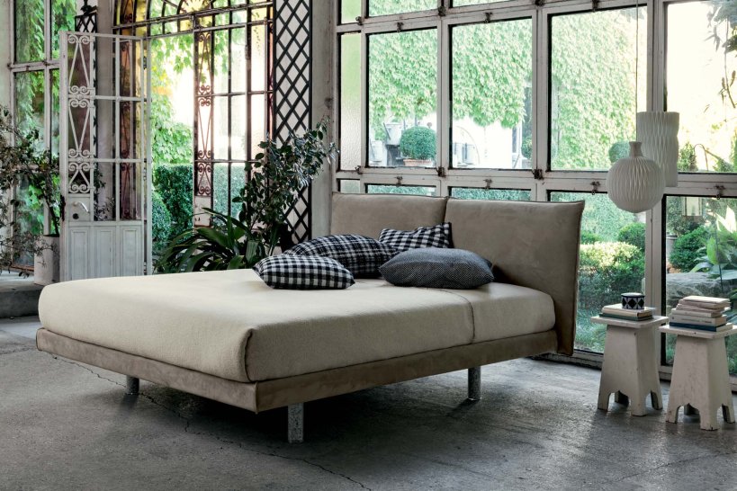 Ethos, Gaber Bed for mattress 180x200 cm | Bertani